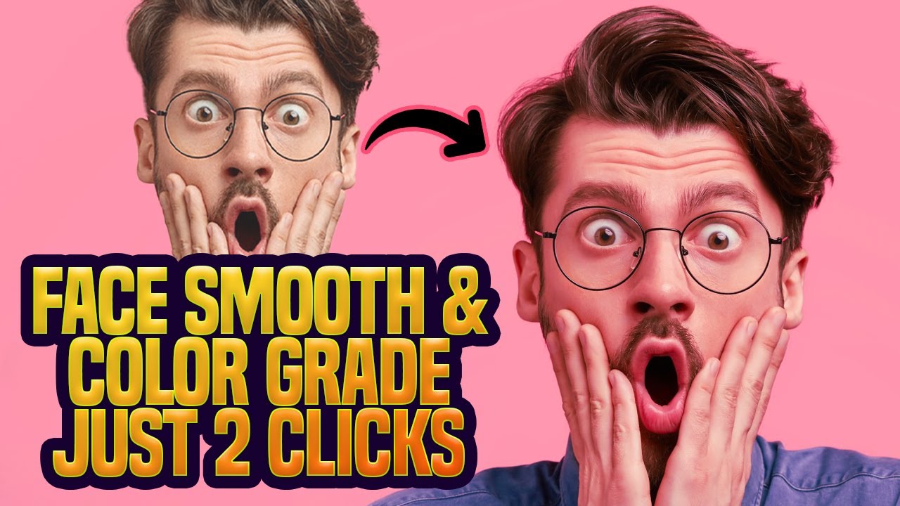 Face Smoothing and Color Grading In Photoshop for Beginners - YouTube