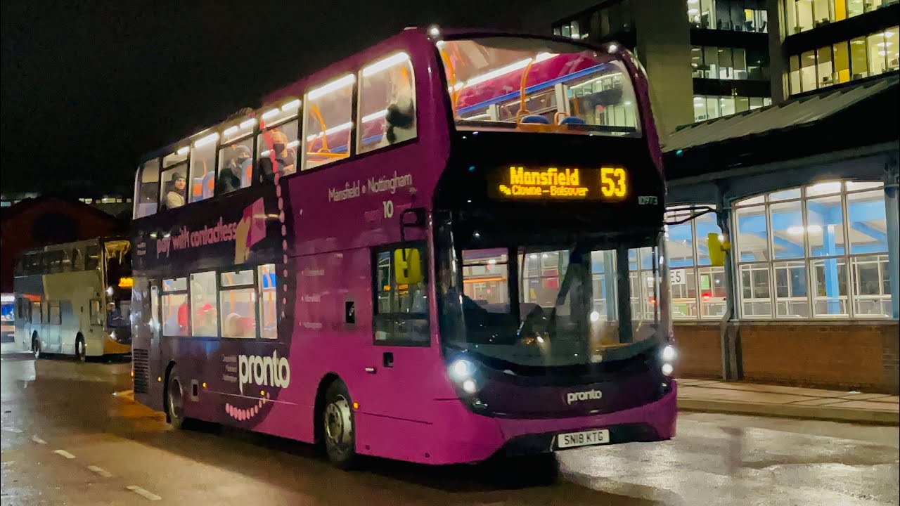 Stagecoach Pronto Mansfield Bus 10973 On 53 From Sheffield To Mansfield ...