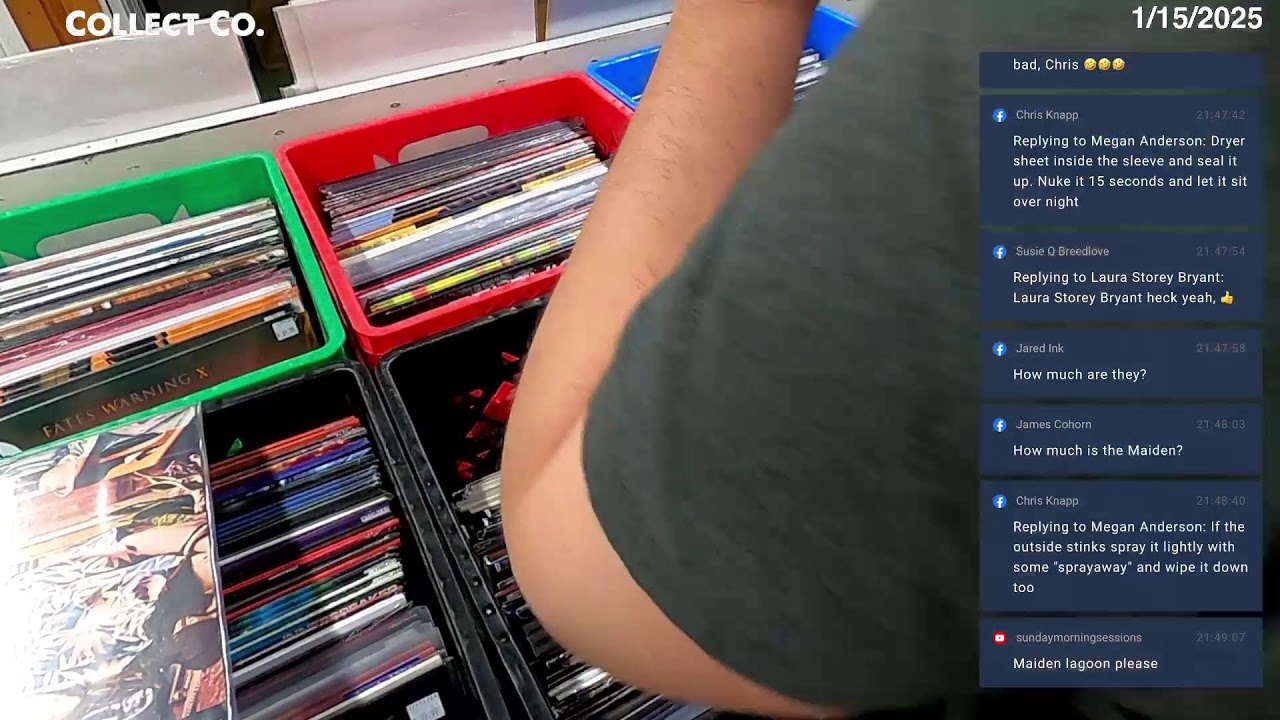 LIVE Vinyl Record Sale (Wednesday, 1/15/2025) - YouTube