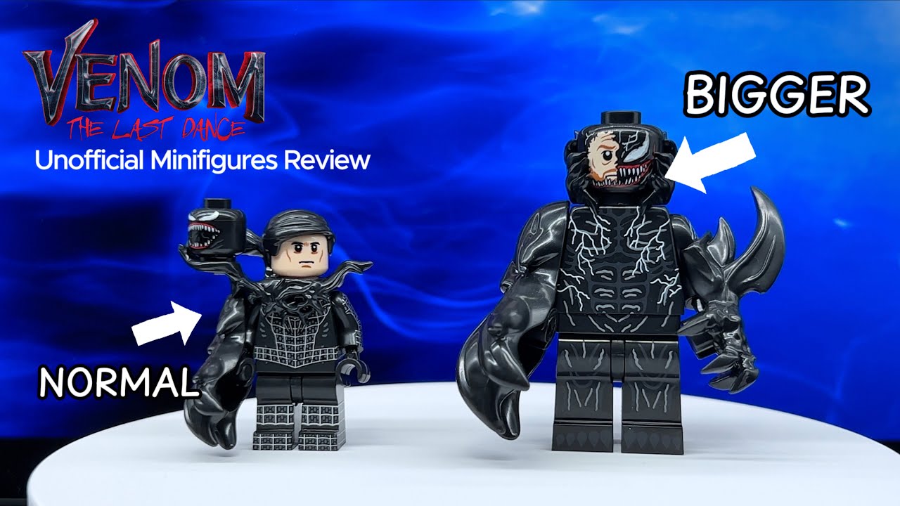 LEGO Venom 3 Venom | Symbiote Spider-Man | Unofficial Lego Minifigures ...