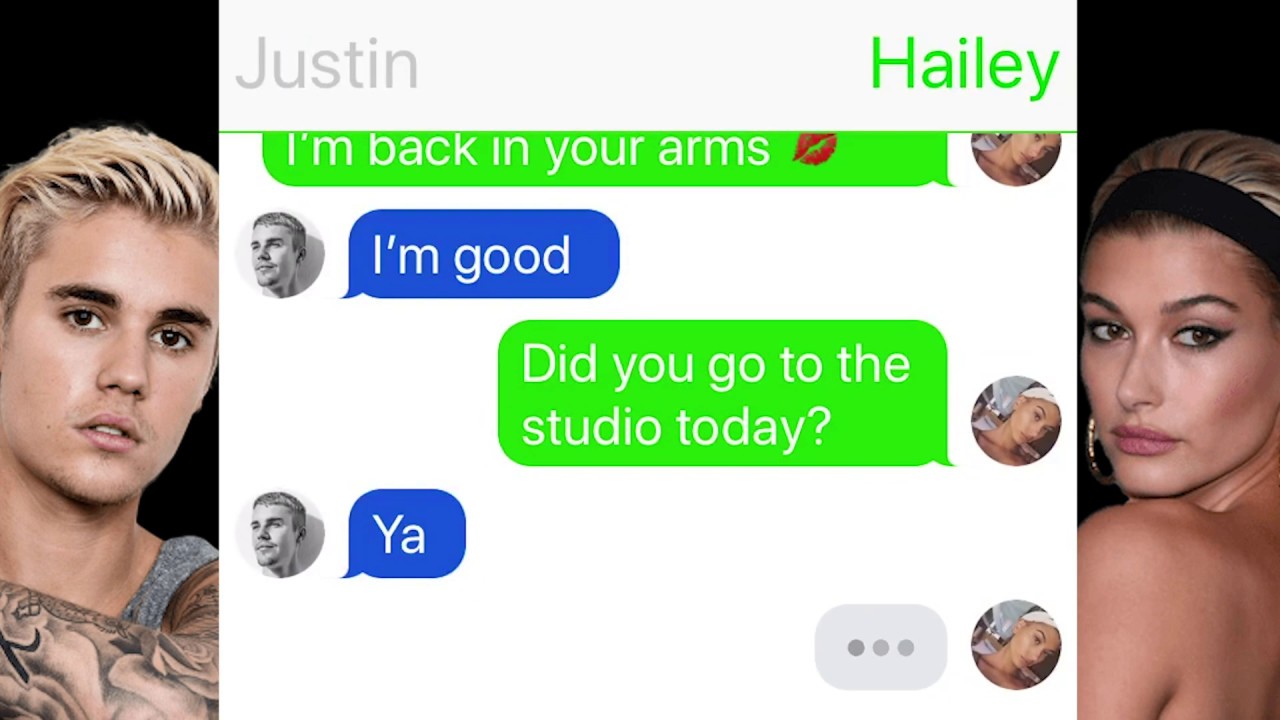 Justin Bieber Texting