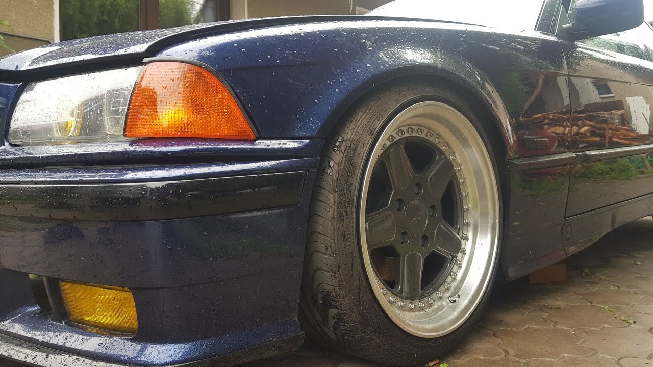 BMW e36 some flames - YouTube