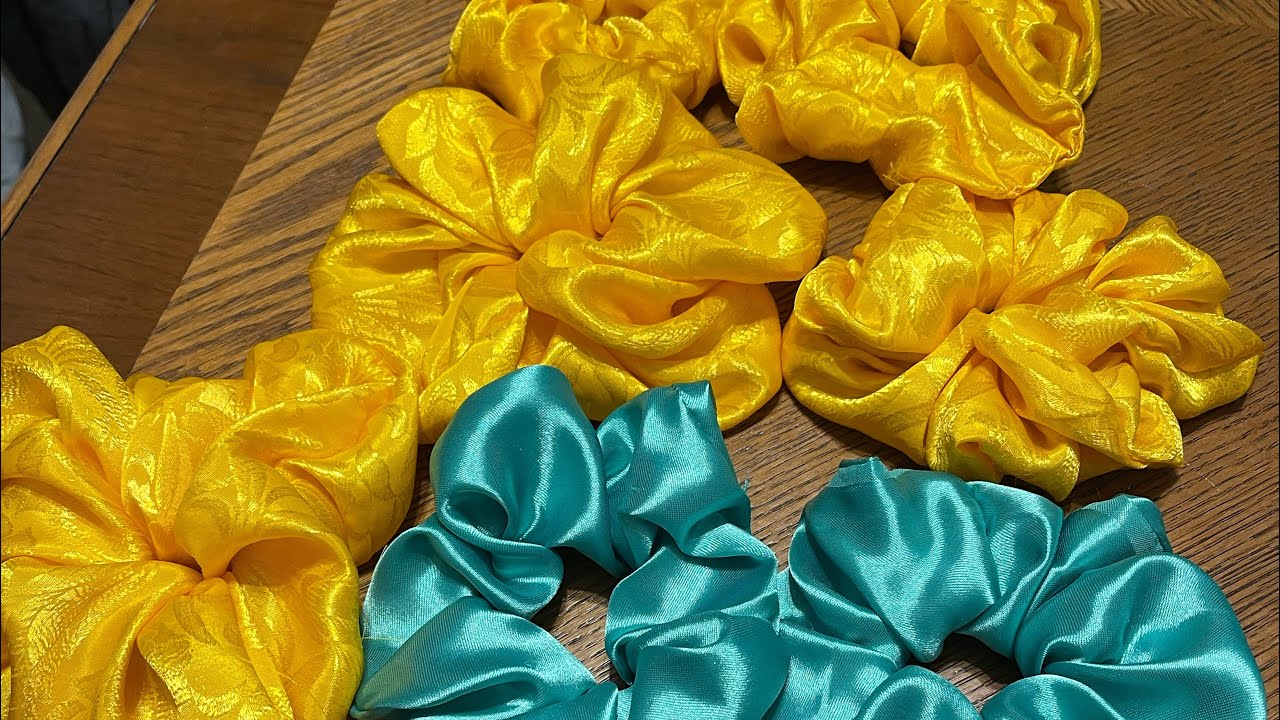 How to make Scrunchies - YouTube