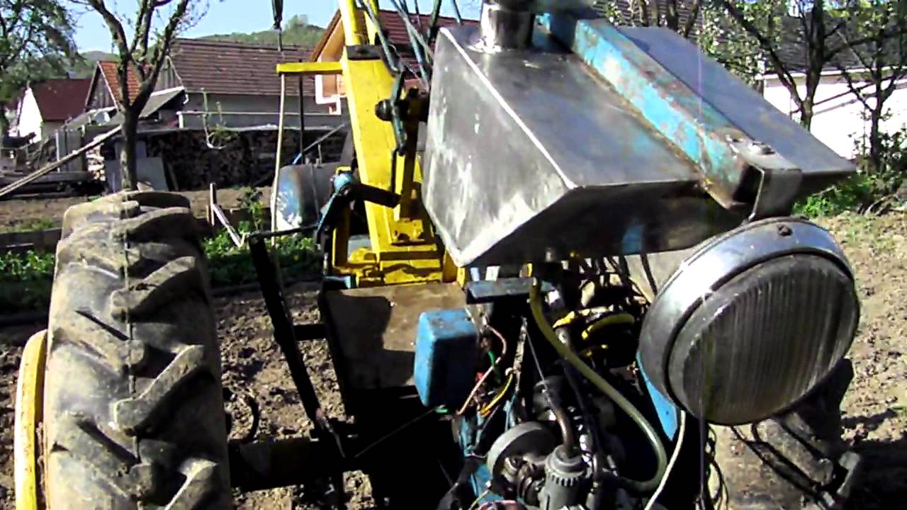 malotraktor -prevodovka trabant -motor tatran - YouTube