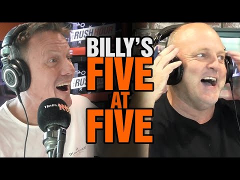 Billy's Brand New Segment: The FIVE AT FIVE! | Rush Hour with JB ...