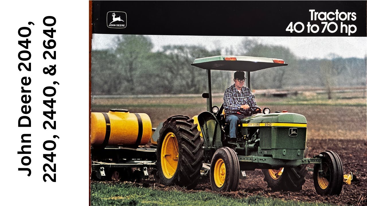 *New John Deere 40-70 HP Tractors, February, 1975 - YouTube