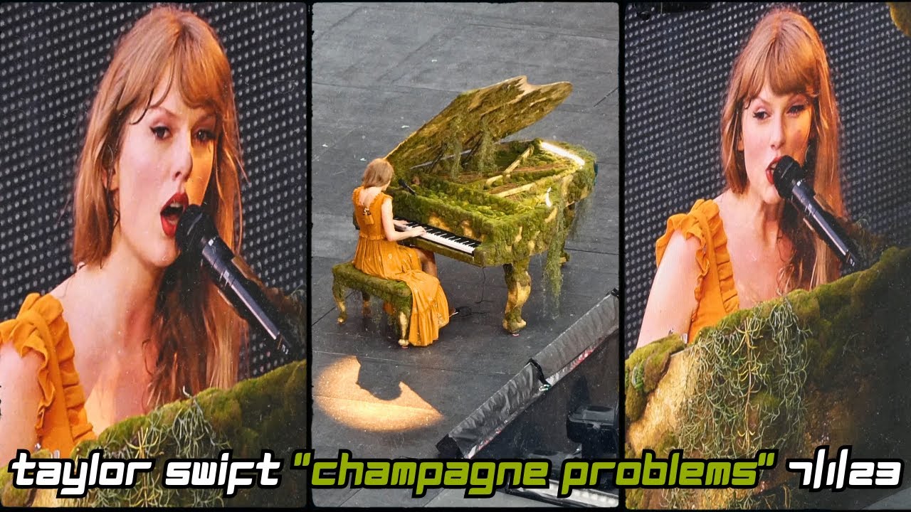 Taylor Swift “champagne problems” at The Eras Tour Cincinnati 7/1/23 ...