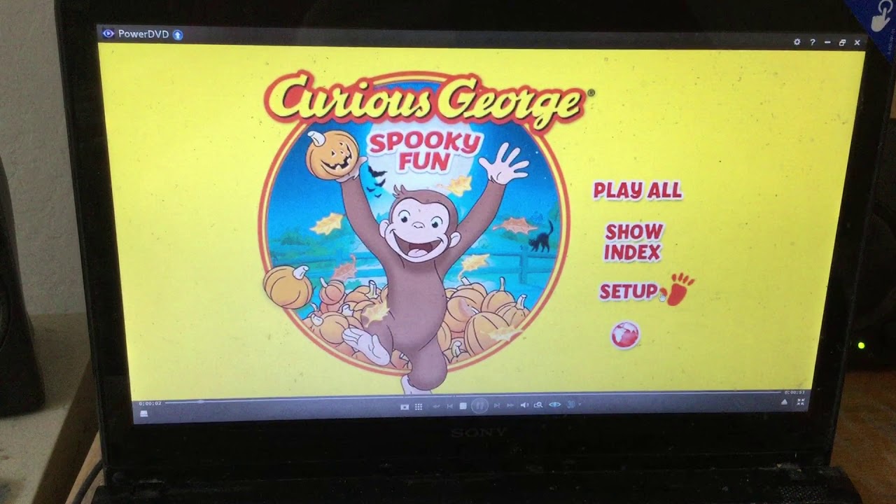 Curious George: Spooky Fun Menu Walkthrough - YouTube