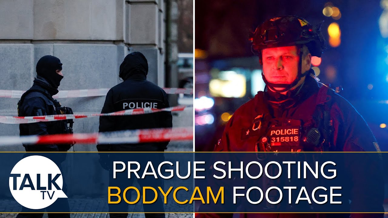 Prague Shooting: Czech Police Issue Bodycam Footage - YouTube