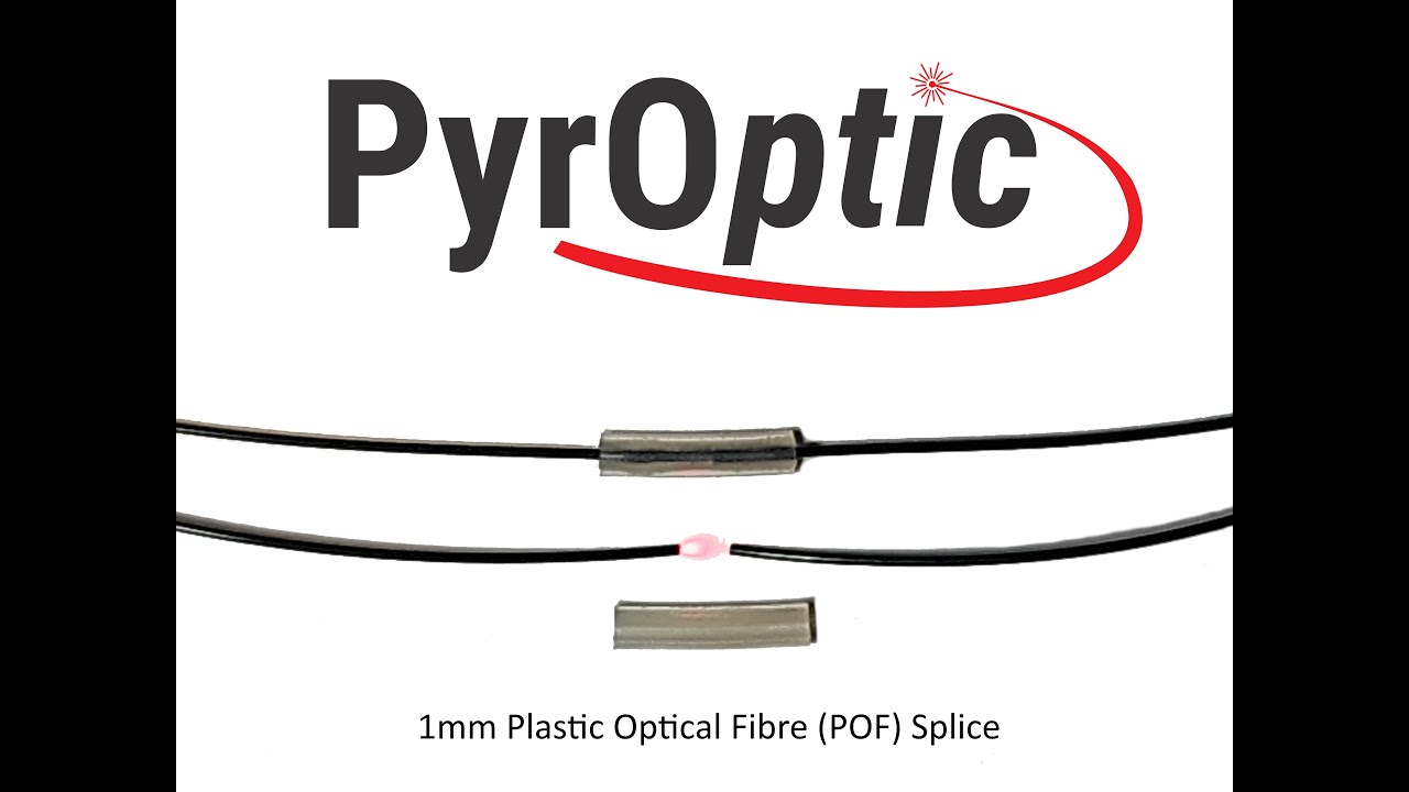 PyrOptic Plastic Optical Fibre Splice - YouTube
