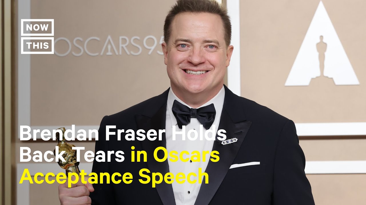 Brendan Fraser Wins Best Actor Oscar - YouTube