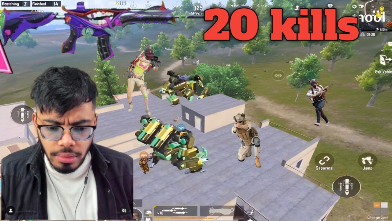 We Captured All The Mecha Robot In The Map In Bgmi (20 kills) Bgmi ...