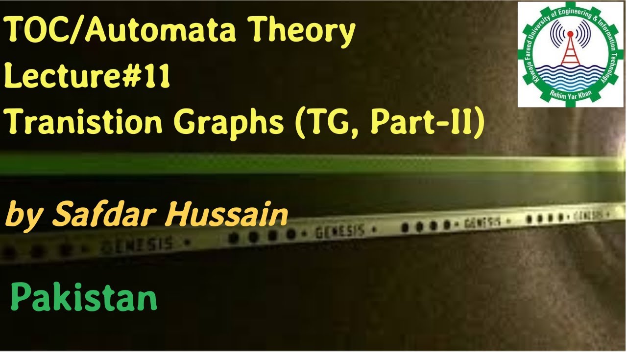Automata Theory (Lecture#11) | Transition Graphs (TG) | TG | Transition ...
