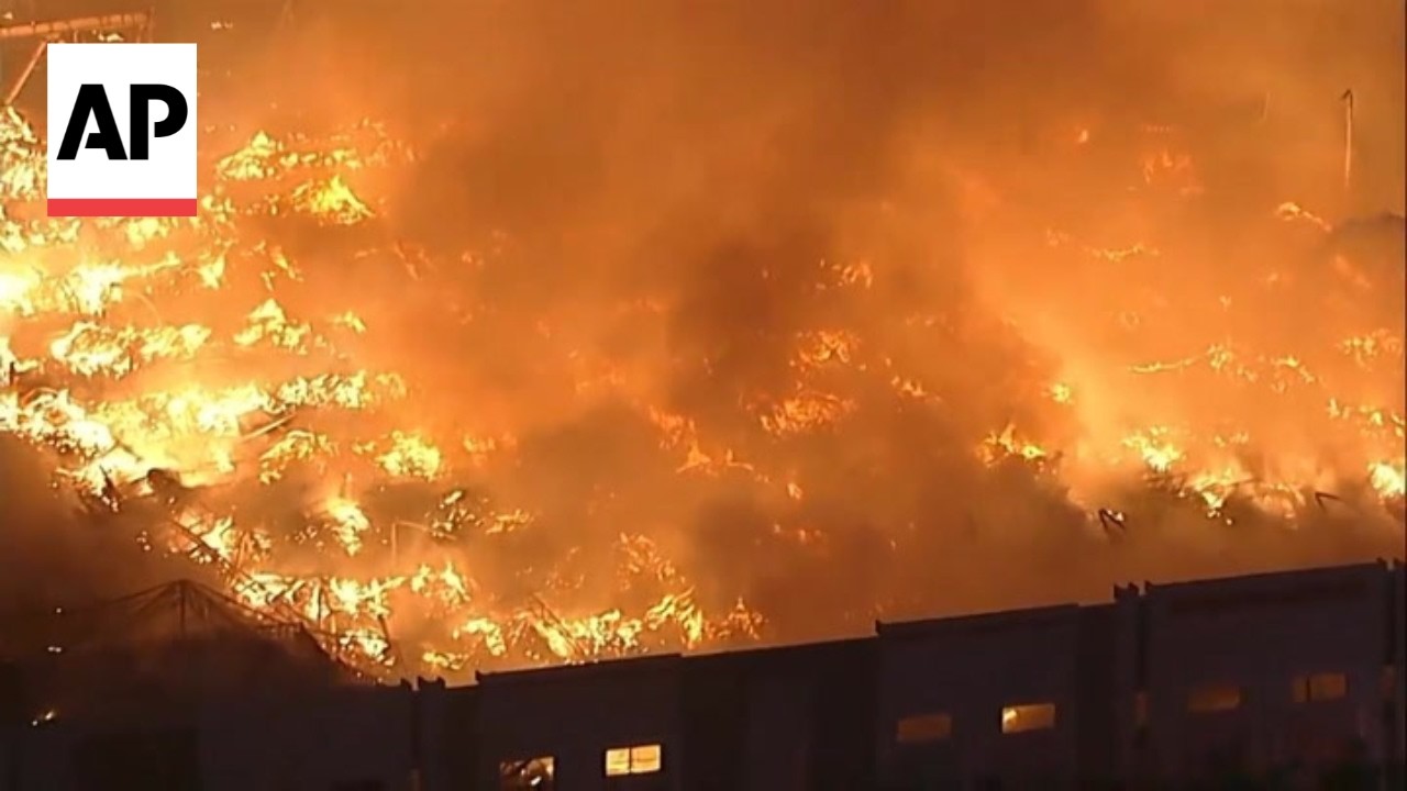 Arson suspect arrested after massive warehouse fire in southern ...