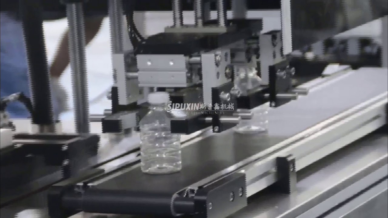 Fully Automatic Fiiling Line with mechanical arm device - YouTube