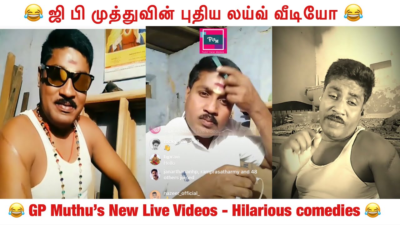 GP Muthu New | Live Video | Hilarious Comedy - YouTube