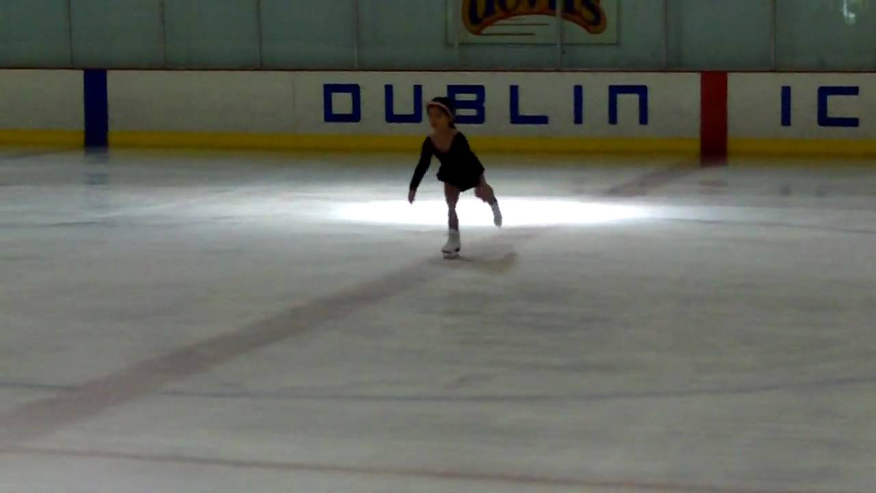 Katherine's First Ice Skating Recital - YouTube