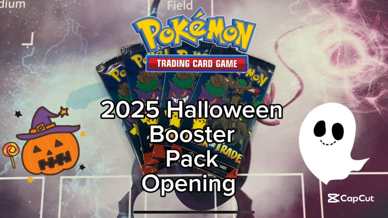 2025 Pokeween BOOster Pack Opening - YouTube