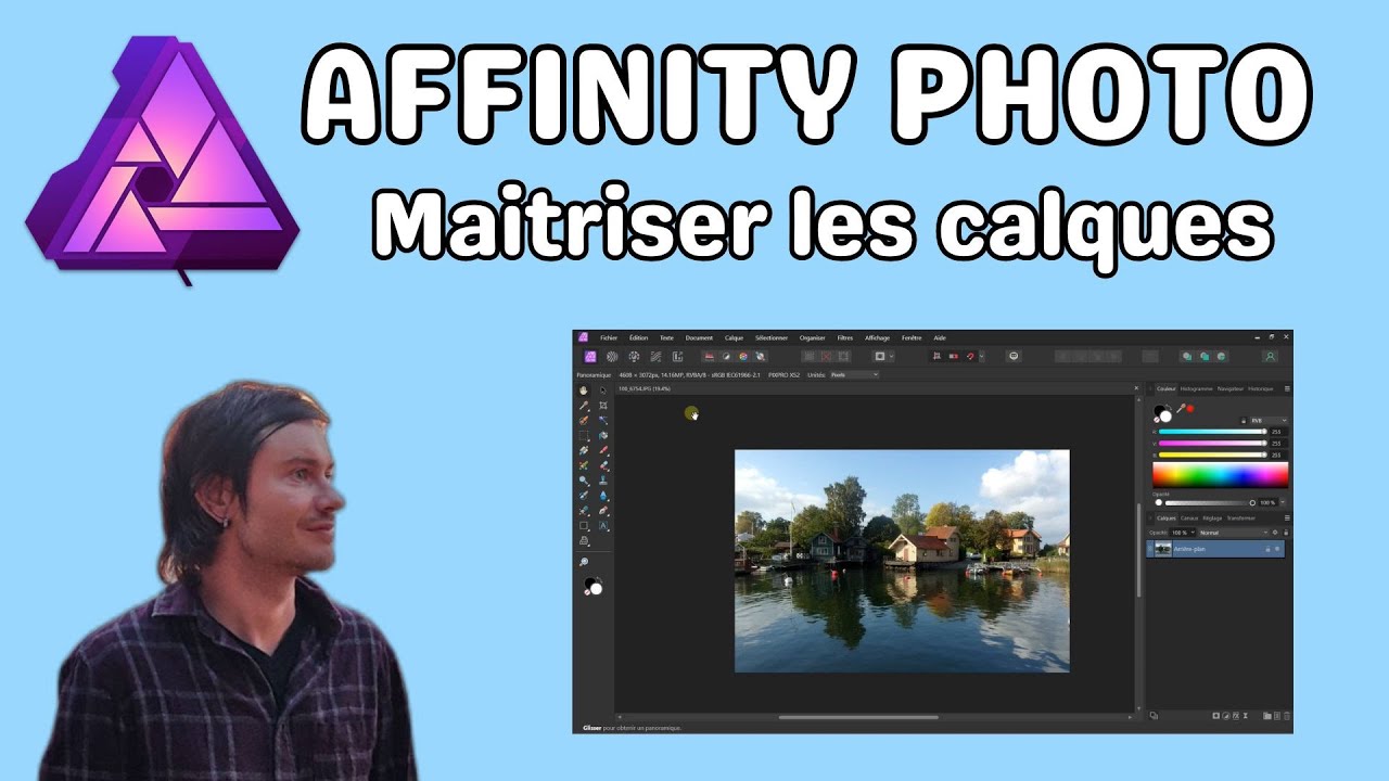 Affinity Photo maitriser les calques - YouTube