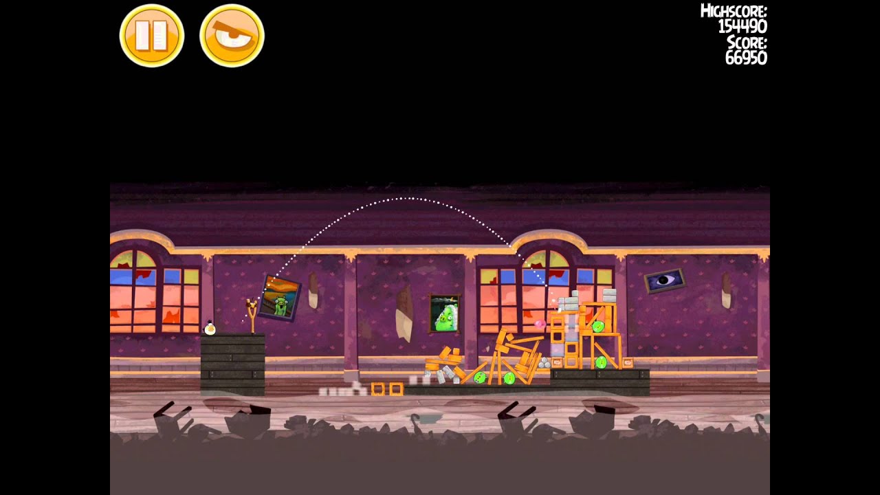 Angry Birds Seasons - Season 3 - Haunted Hogs 2-8 Three star ...