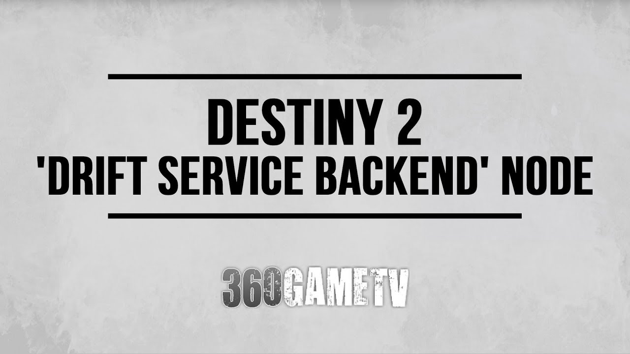 Destiny 2 Drift Service BackEnd Node Location (Sleeper Simulant Nodes ...