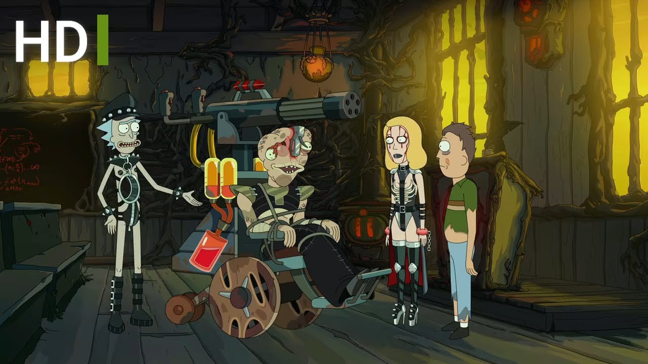 The Anti Demon Gun - Rick and Morty Season 5 (Rick and Morty Clips ...