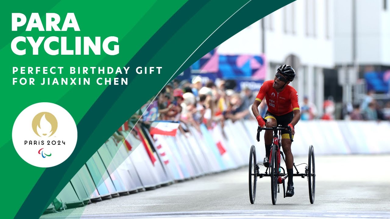 Jianxin Chen Is The Men's Road Race T1-2 Paralympic Champion 🇨🇳🚴‍♂️🥇 ...