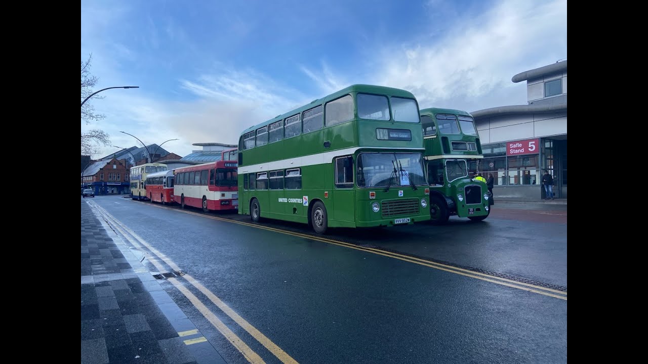*First video of the year* Heritage Running Day Buses at Wrexham Bus ...