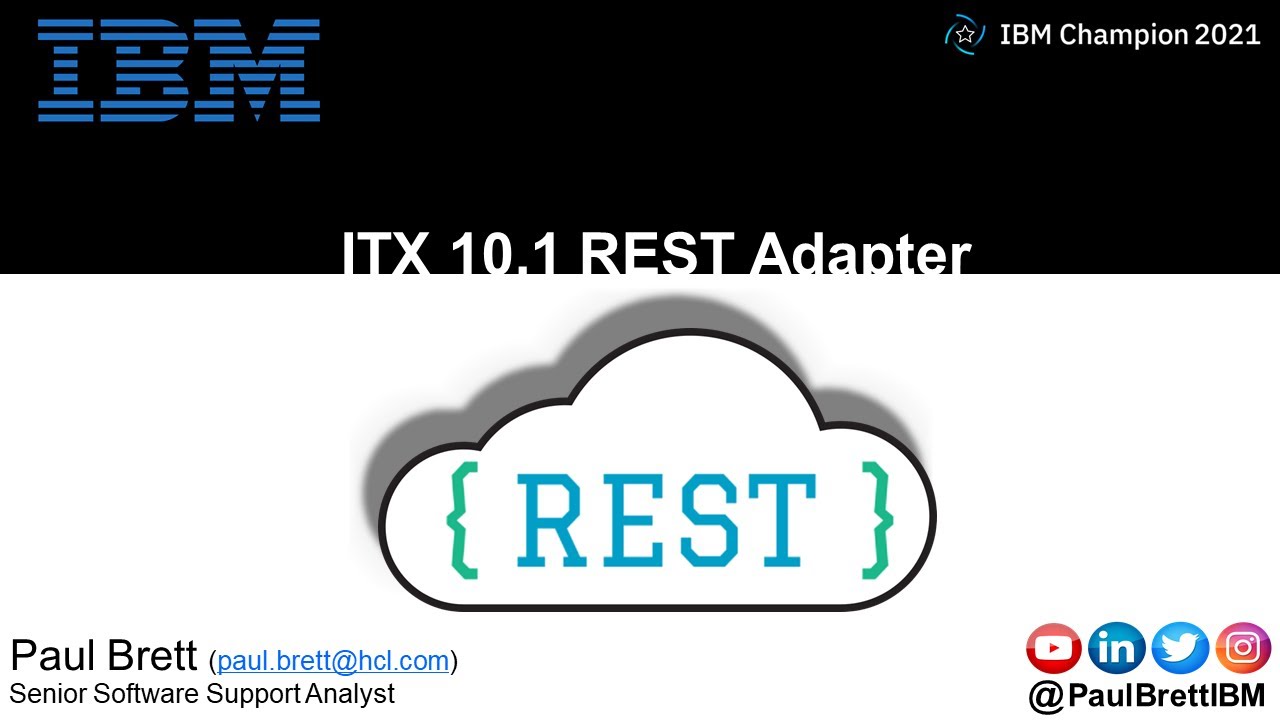 Using the ITX 10.1 REST Adapter - YouTube