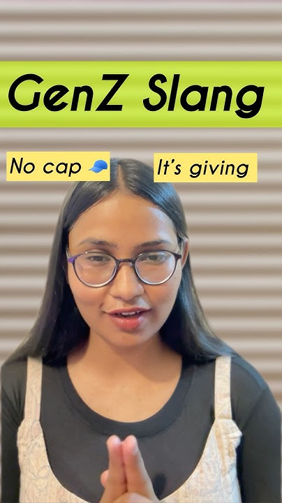 GenZ Slang #english #englishlanguage #ingles #americanaccent - YouTube