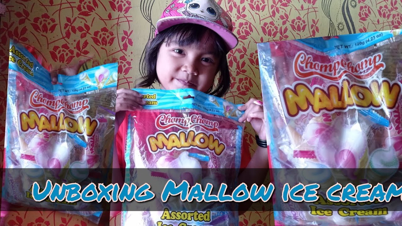 Unboxing mallow ice cream - YouTube