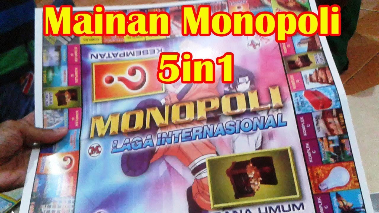 Unboxing Mainan Edukatif Monopoli Besar 5 in 1 - YouTube