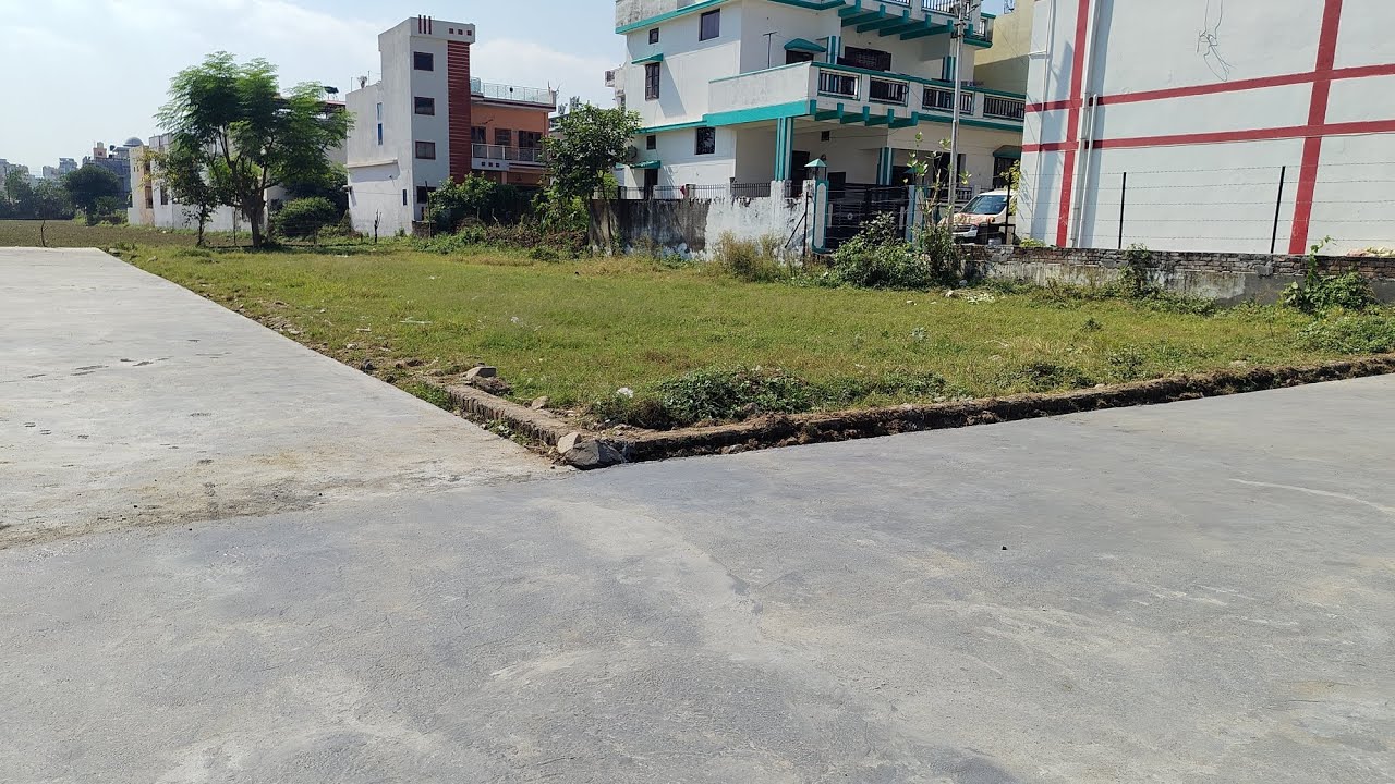 25 foot cemented road ploting|| doon University road || dehradun ...