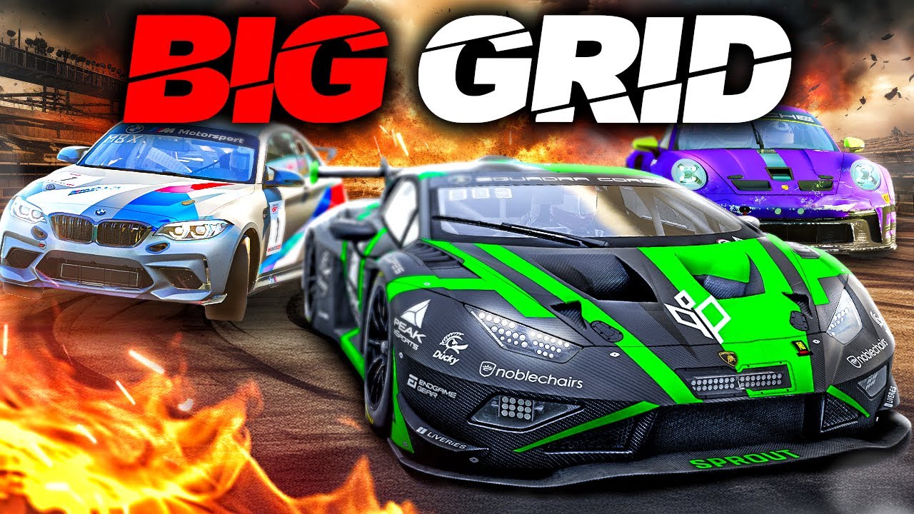Das GIGA Chaos auf Suzuka mit 100 Autos! | RennWelten BIG GRID | Mabix ...