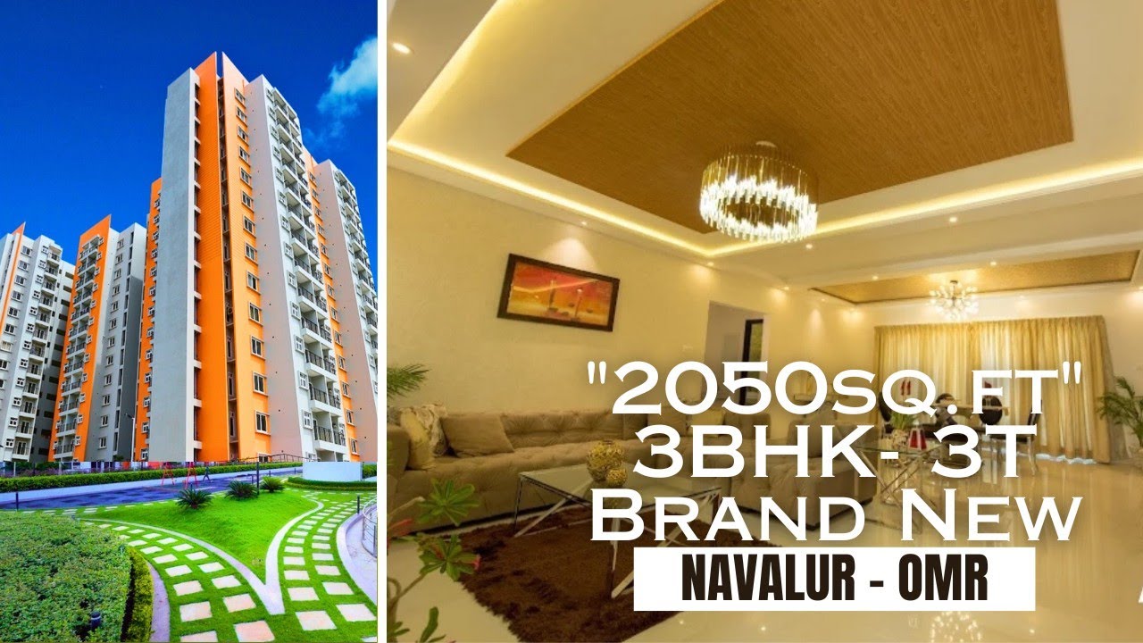 #Navalur "2050sqft" #3BHKforSale 2Balcony #BrandNew #GatedCommunity # ...