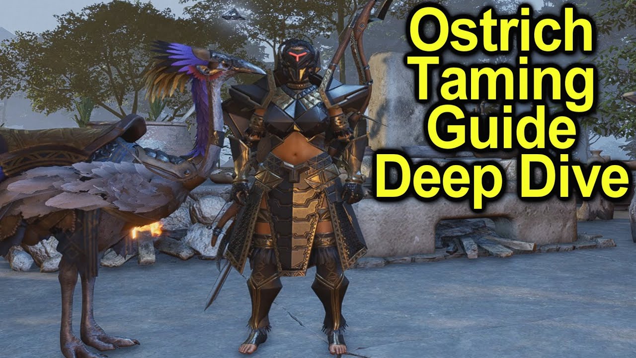 Ostrich Full Taming Guide | Optimal Egg spots | Locations and Tips ...