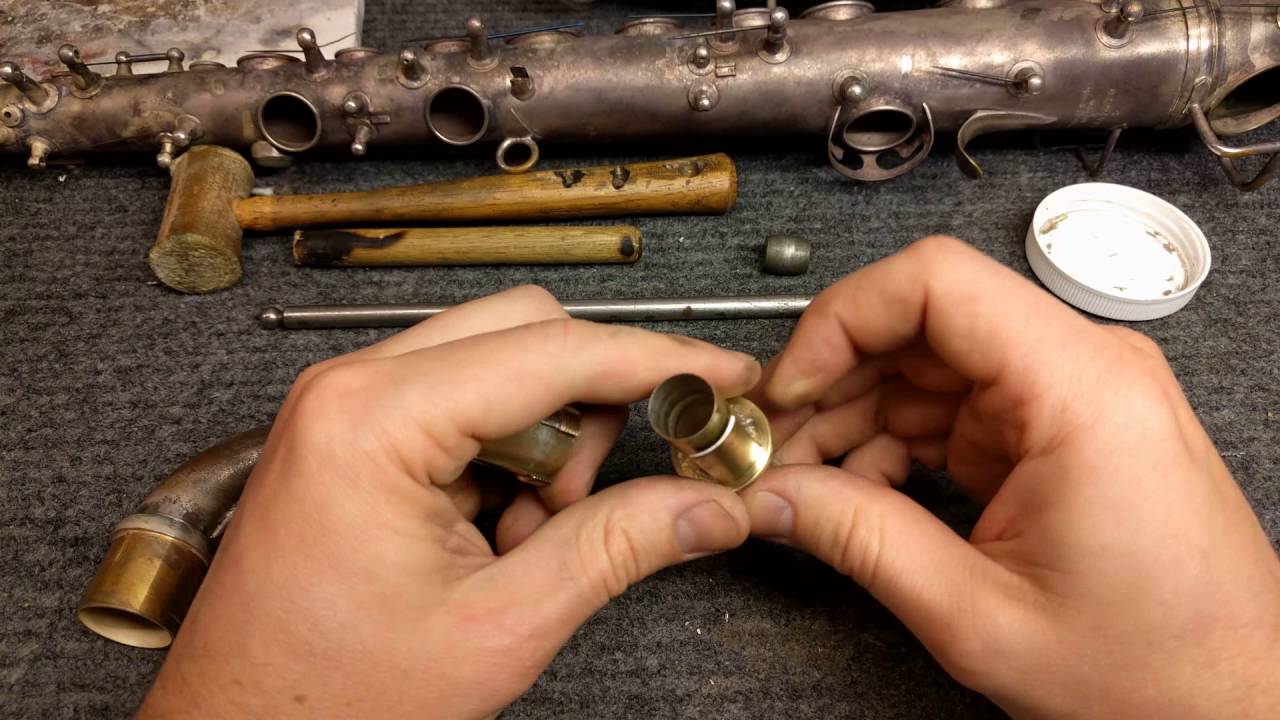 Repairman's Overview: Conn Saxophone Microtuner, Unsoldered - YouTube