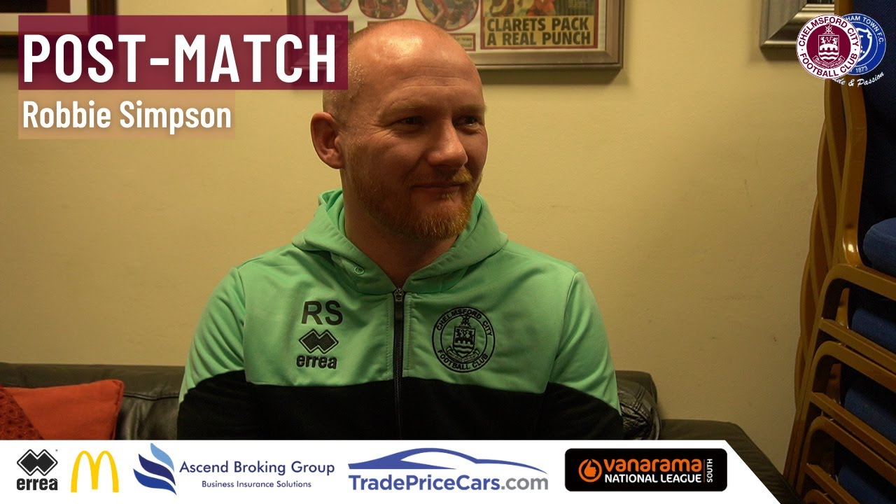 Robbie Simpson Post Chippenham Town (H) - YouTube