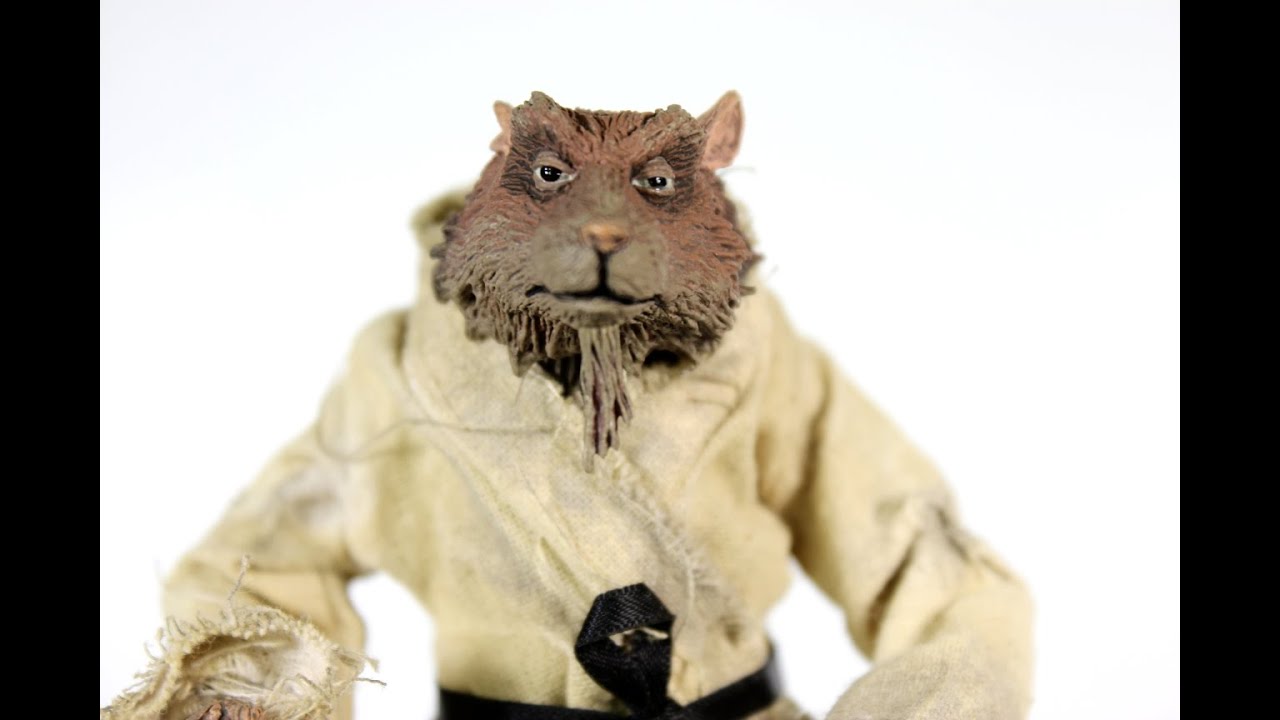 NECA TMNT 1990 SPLINTER figure review - YouTube