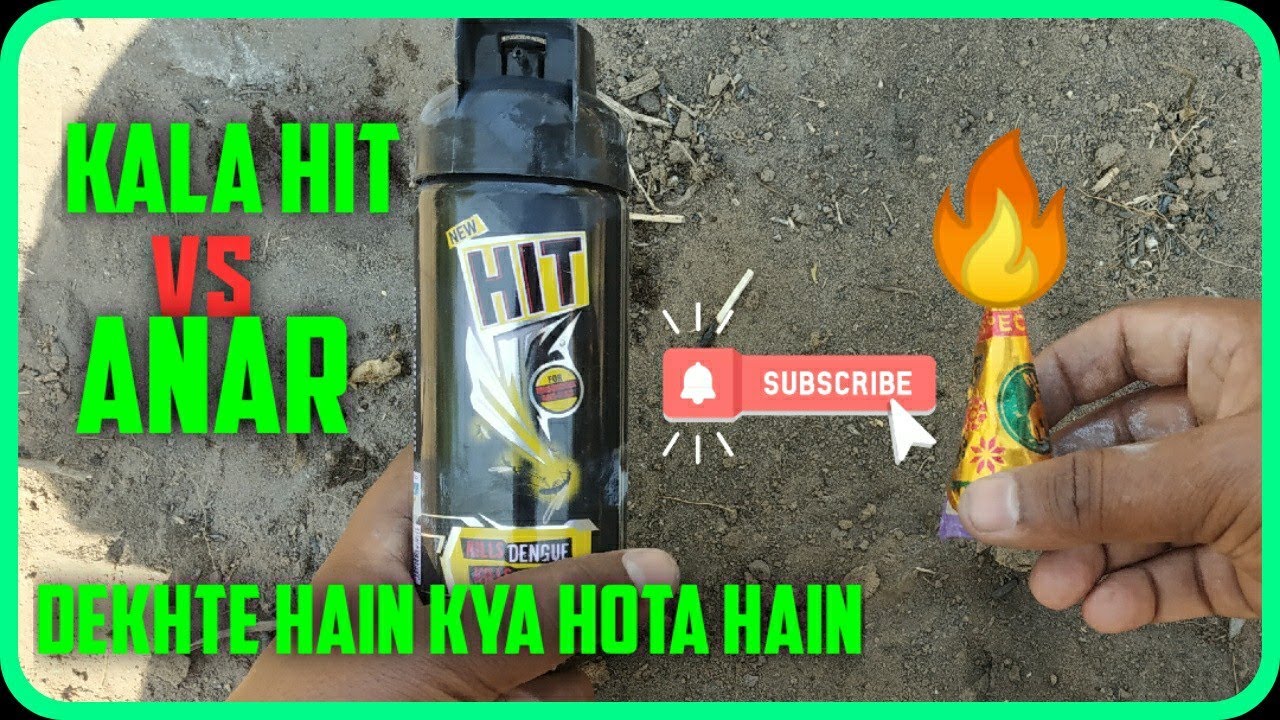 kala hit vs Anar | kuch dekhte hain | new experiment | Kala hit spray ...