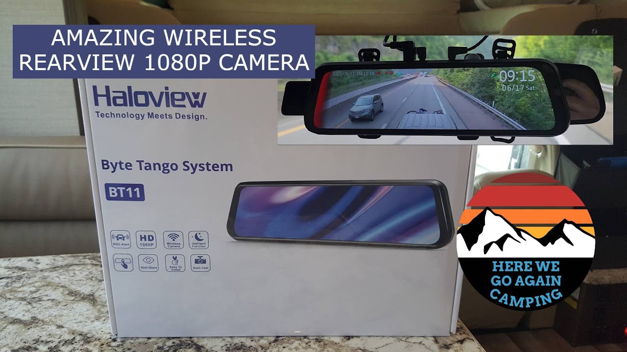 Haloview Byte Tango 11 wireless rearview camera 1080P review. - YouTube