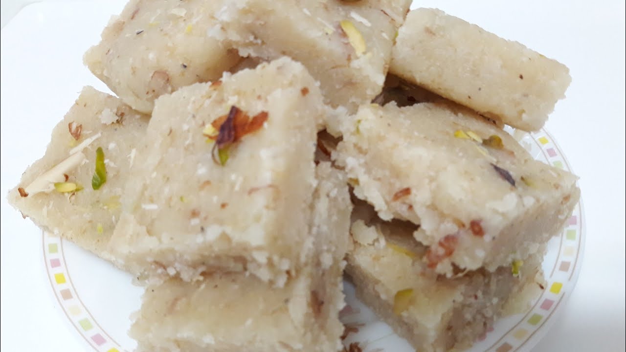 Diwali Special = Bread Burfi | Instnt Bread Burfi | Milk Powder Bread ...