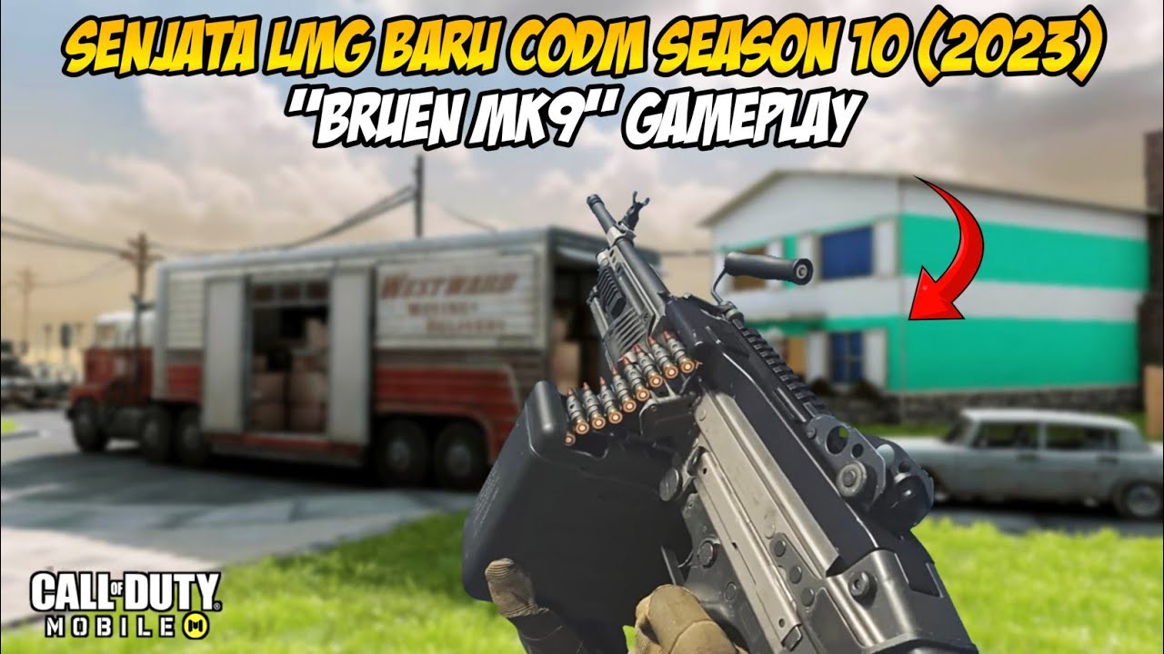 Senjata LMG baru codm season 10 2023 | "Bruen MK9" Gameplay & Iron ...