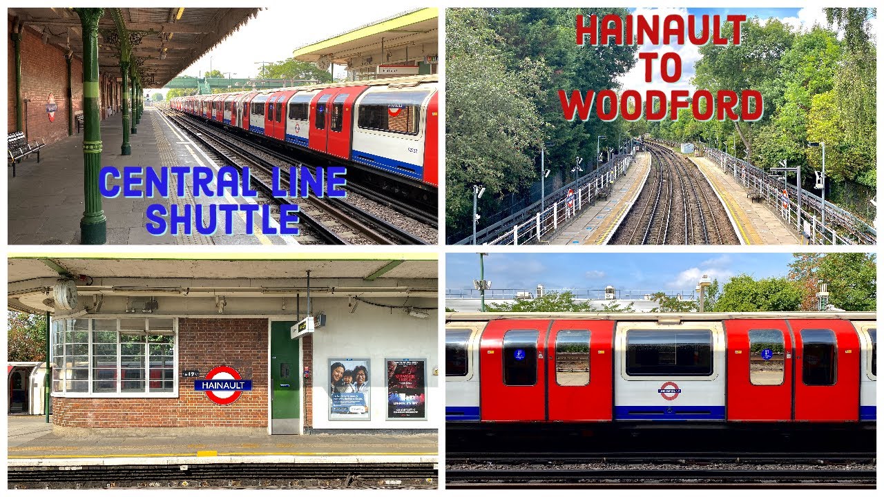 The Hainault-Woodford Shuttle on the Central Line - YouTube