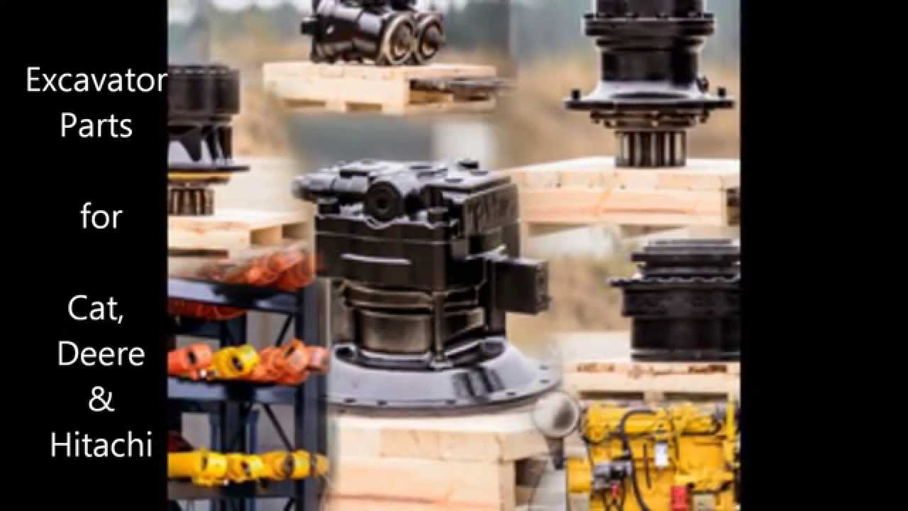 Excavator Components - YouTube