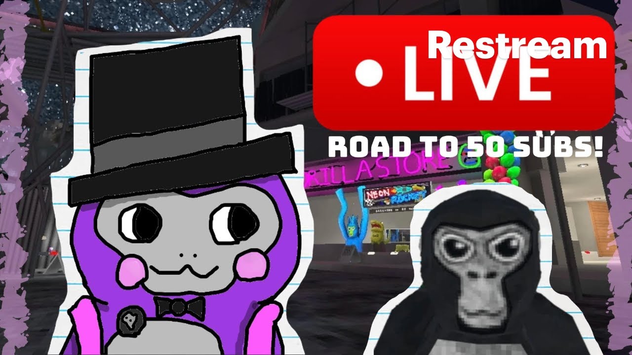 Road to 50 SUBS! Gtag Only Up #gorillatag #vr #live #gtag - YouTube