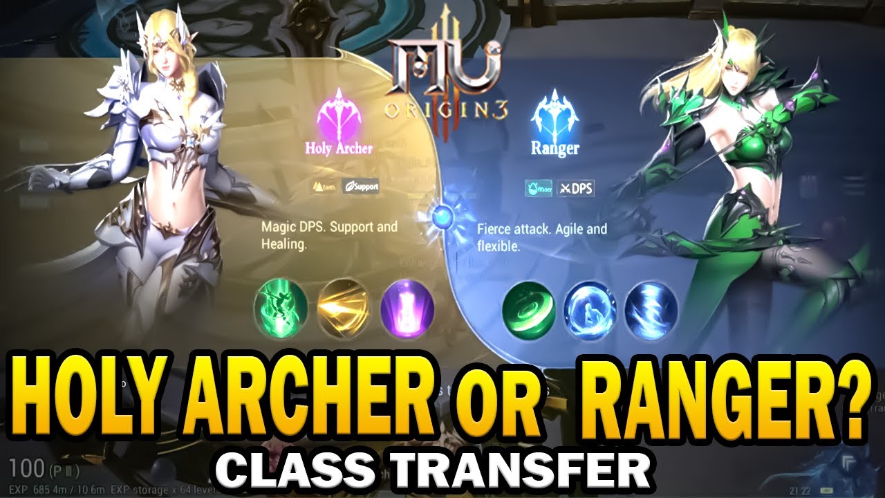 MU ORIGIN 3 ASIA - CLASS TRANSFER | HOLY ARCHER OR RANGER | MenchDrey ...