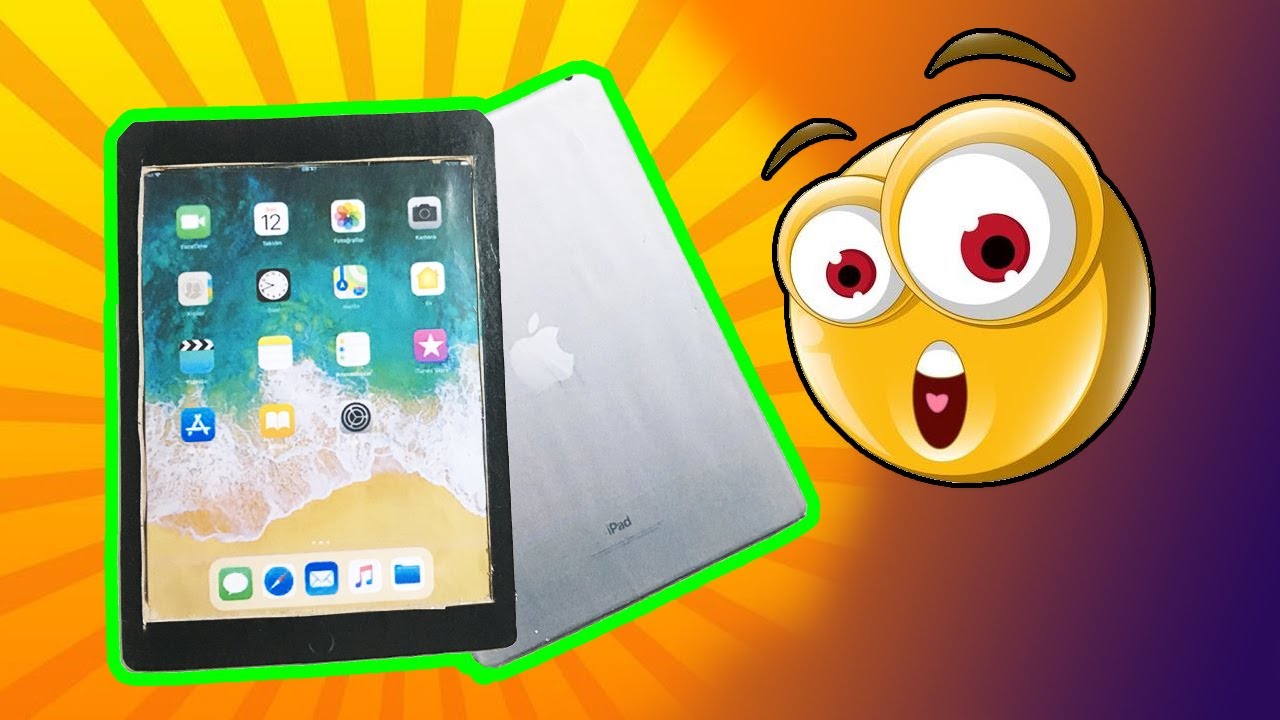 IPAD MİNİ TABLET MAKET YAPIMI - ORJİNALİNDEN FARKSIZ- - YouTube