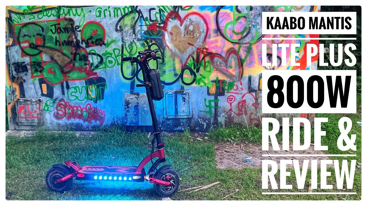 Kaabo Mantis Lite Plus 800W // Ride & Review after 300 Miles - YouTube