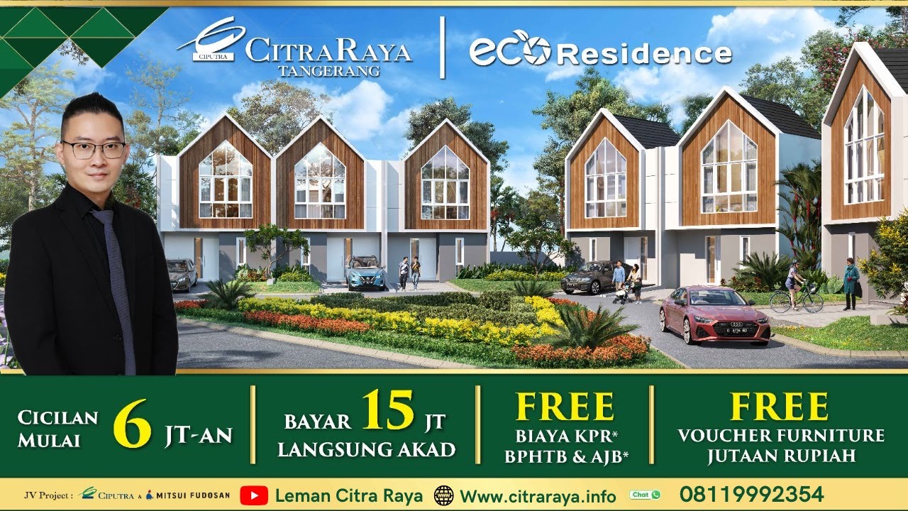 RUMAH RASA ISTANA CLUSTER NEW ECO RESIDENCE DI KAWASAN PREMIUM ECOPOLIS ...